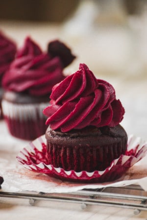 Chocolate Beetroot Cupcakes